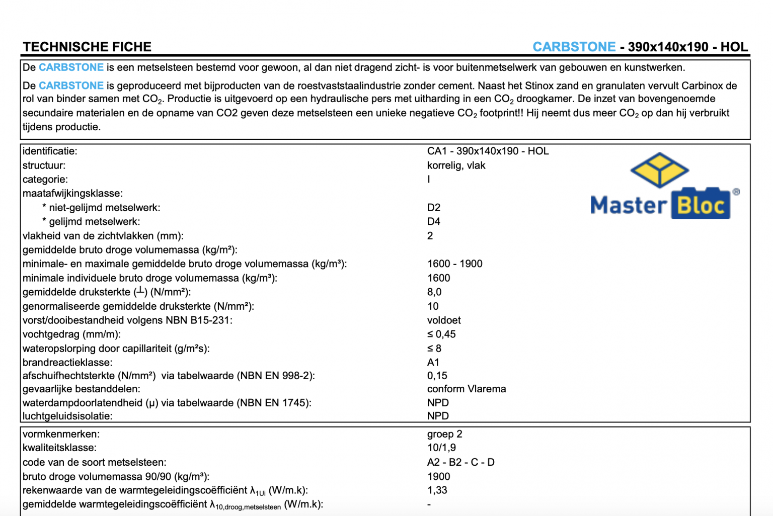 Carbstone - circular building blocks without cement